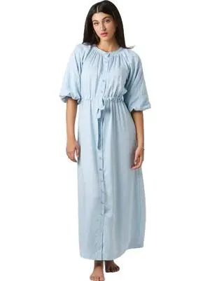 BY TESS COLLECTION Maddie Maxi Dress - Light Blue