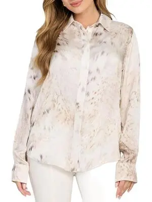 MARCIANO Paisley Button-up Shirt - White Multi