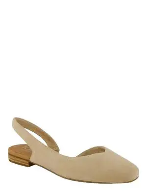 Toms Alene Slingback D'orsay Flats - Beige/ Khaki