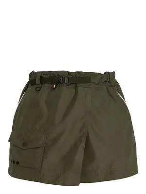 Moncler Belted Ripstop Skort - Green