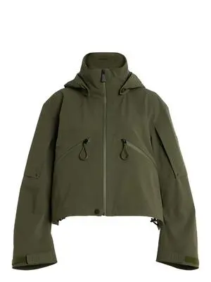 Moncler Kibira Hooded Shell Jacket - Green