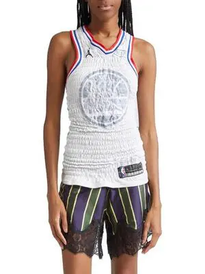 CONNER IVES Reconstituted Shirred Basketball Jersey - Multi