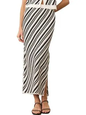 MARINE LAYER Sands Maxi Sweater Skirt