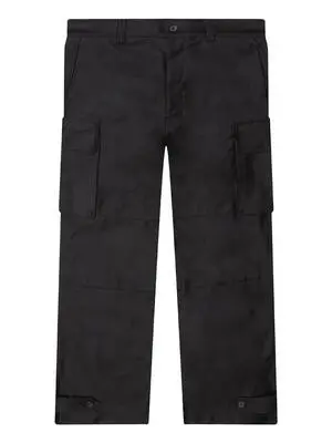 Marni Moleskin Cargo Trousers - Black