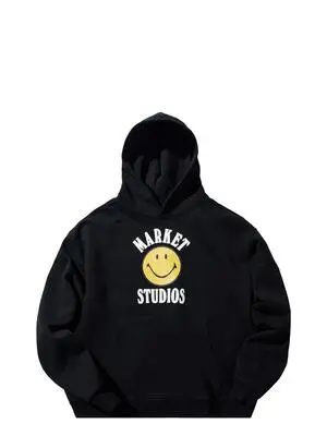 MARKET Smiley Lockup Hoodie - Black