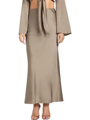 MARCIANO Monica Maxi Skirt - Buff Taupe