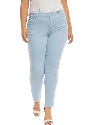 SLINK JEANS High-waist Boyfriend Jeans - Cerulean