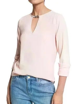 Michael Kors Long Sleeve Blouse - Pink