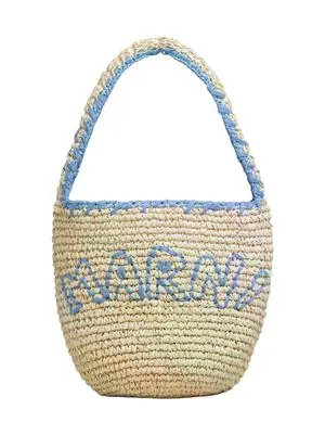 Marni Crochet-Embroidered Shoulder Bag Neutrals