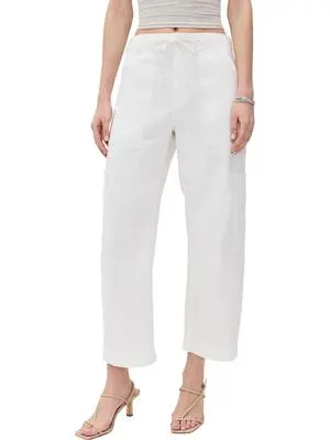 PISTOLA Sabrina Utility Pant - White