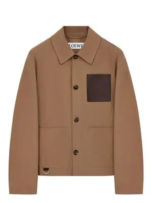 Loewe Cotton Workwear Jacket - Beige