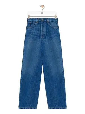 Loewe Relaxed-fit Curved-leg Jeans - Blue