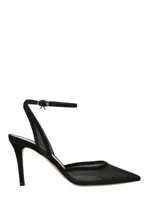 GIANVITO ROSSI Mesh Pumps 80 - Black
