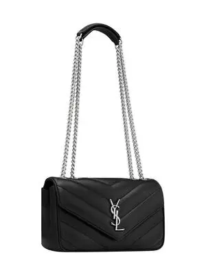 Saint Laurent Small Loulou Shoulder Bag - Black