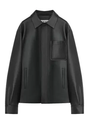 LOEWE Leather Anagram Overshirt