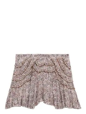 MARANT ETOILE Ceola Printed Tapestry Skirt - Ecru