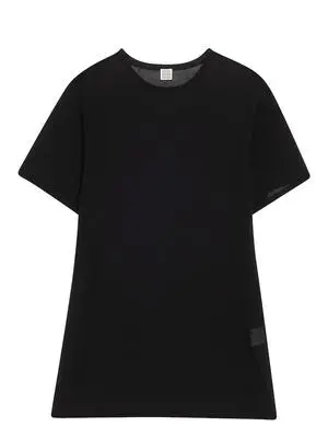 TOTÊME Cashmere-blend Knit T-shirt - Black