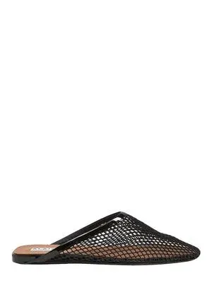 Alaïa Mesh Flat Mules - Noir