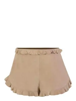 Marni Suede Shorts - Neutrals