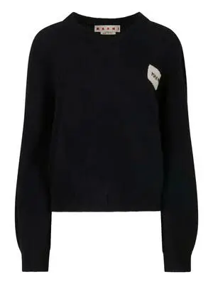 Marni Cashmere Balloon-sleeve Sweater - Black