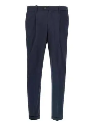 DEVORE INCIPIT Pleated Trousers - Blue
