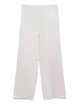 IRO PARIS Silk-satin Trousers - Grey