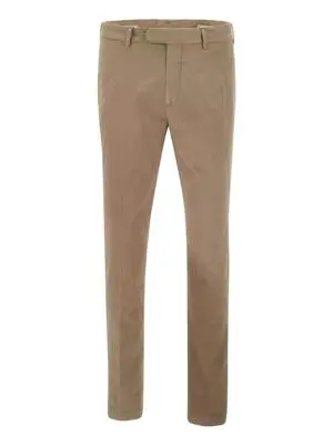 DEVORE INCIPIT Tailored Chino Trousers - Neutrals