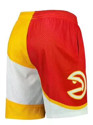 Mitchell & Ness Nba Atlanta Hawks 1986 Split Swingman Shorts - Red
