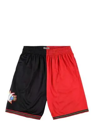 Mitchell & Ness X Nba Philadelphia 76ers 2000 Split Swingman Shorts - Black