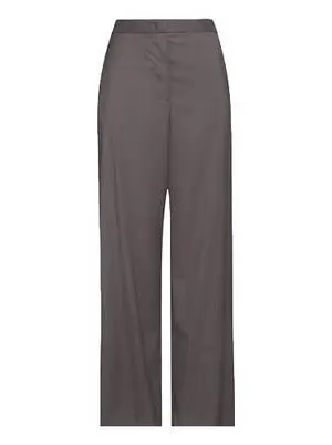 Fabiana Filippi Wide-leg Merino Wool Pants - Grey