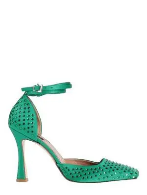 Pinko Pumps With Ankle Strap - Green