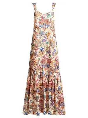 Etro Printed Cotton Dress - Print On W