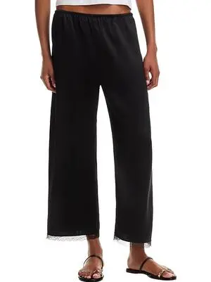 LESET Barb Cropped Pants Black