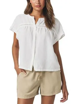 Splendid Catalina Blouse - White