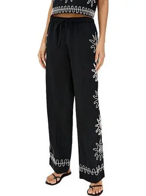 Rails Emmie Pants - Sun Embroidery