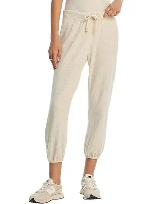 PERFECTWHITETEE Gogo Terry Cropped Jogger Pants - Oatmeal