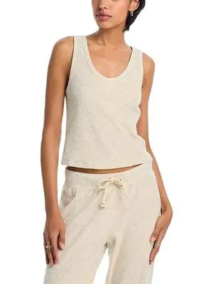 PERFECTWHITETEE Cruise Terry Tank Top - Oatmeal