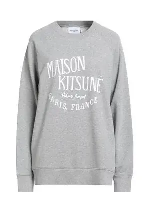 Maison Kitsuné Crewneck Cotton Sweatshirt - Grey