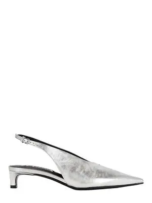 JIL SANDER Sling Back Pump - Sky Grey