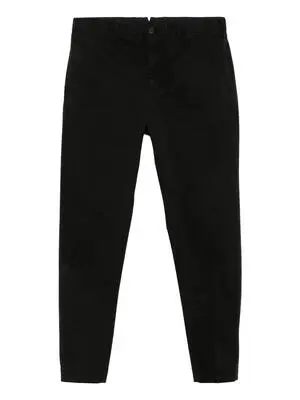 Incotex Pressed-crease Trousers - Black