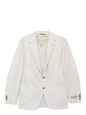 Canali Single-breasted Blazer - Neutrals