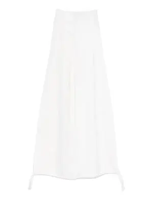 Max Mara Virgin Wool Trousers - Neutrals