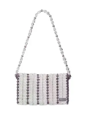 0711 TBILISI Small Evy Shoulder Bag - White