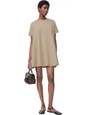 LOEWE Trapeze Dress In Cotton Blend