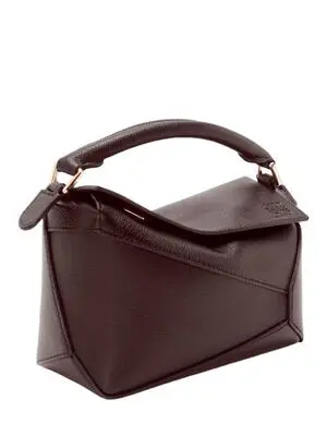 Loewe Mini Puzzle Edge Bag - Dark Chestnut