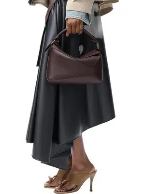 Loewe Puzzle Edge Bag Dark Chestnut
