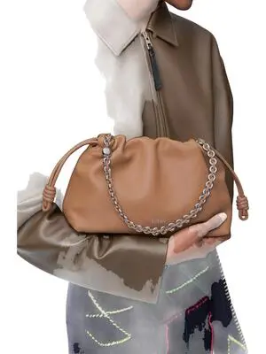 Loewe Medium Flamenco Purse - Mocha