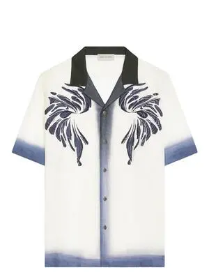 Dries Van Noten Carltone Embroidered Shirt Navy - Blue