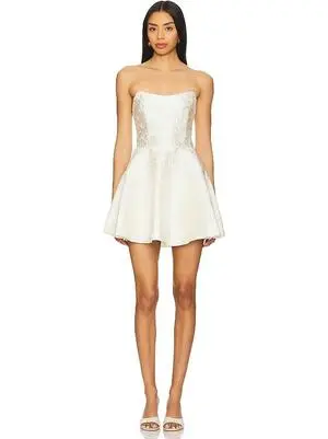 ELLIATT Galadirel Strapless Mini Dress - Ivory