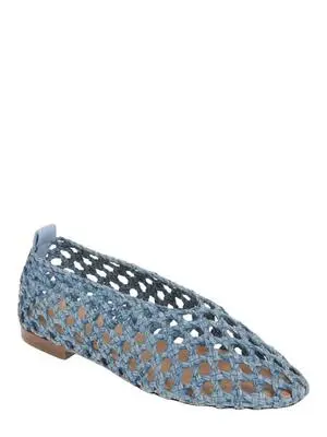 MANSUR GAVRIEL Open Weave Ballerina Flat - Blue